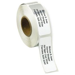 Basic Silver Foil Address Labels on Rolls - KWPrinters.com