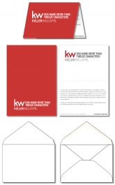 Red Keller Williams Realty Notecards KWP-10 - KWPrinters.com